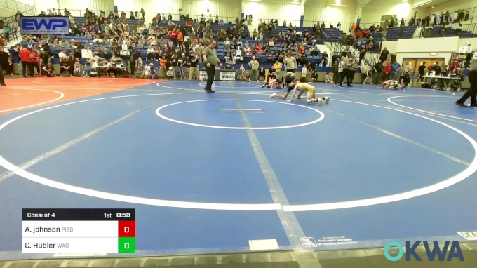 58 lbs Consi Of 4 - Andrew Johnson, Pitbull Wrestling Academy vs Clay ...