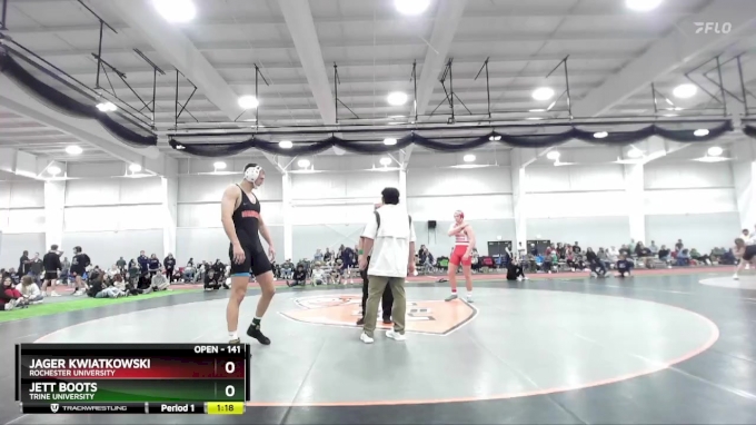 197 lbs Champ. Round 2 - Hadyn Ball, Wabash vs Nathan Critchfield ...