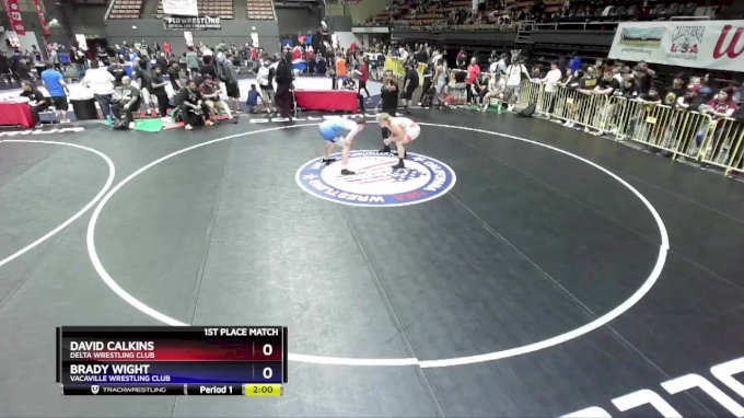 190 lbs 1st Place Match - David Calkins, Delta Wrestling Club vs Brady ...