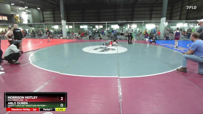 80 lbs Round 5 (6 Team) - Morrison Motley, FCA WRESTLING vs Arlo Duren ...