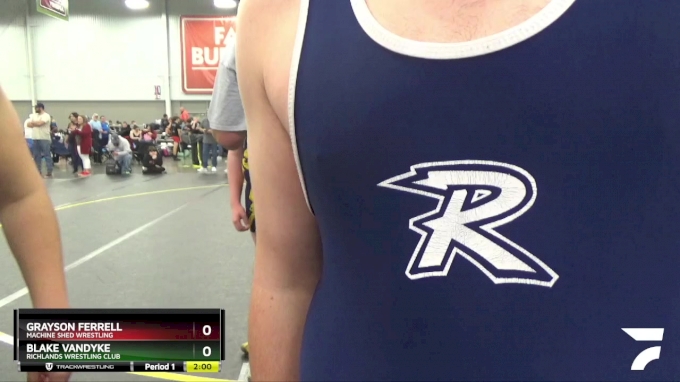 187 lbs Quarterfinal - Grayson Ferrell, Machine Shed Wrestling vs Blake ...
