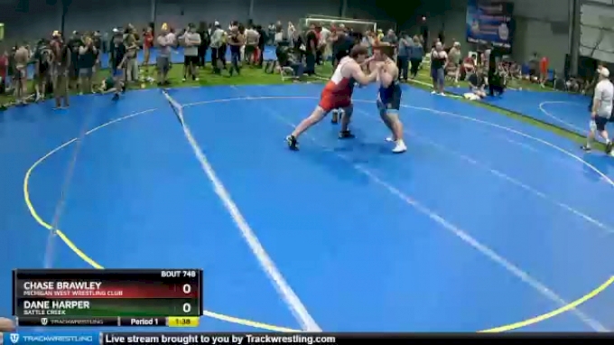 285 lbs Round 5 - Chase Brawley, Michigan West Wrestling Club vs Dane ...