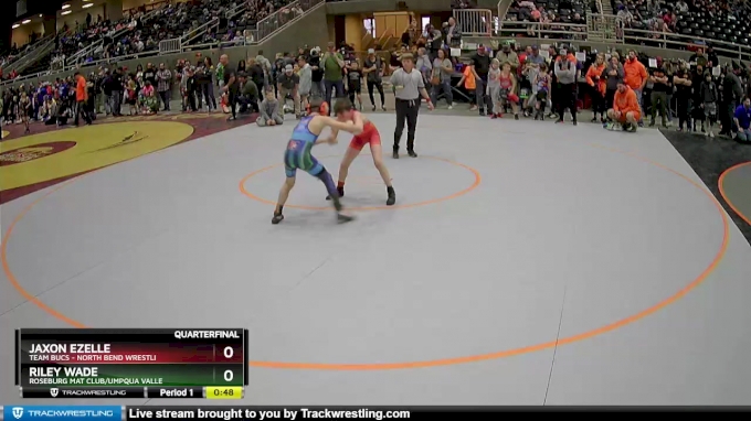 84 lbs Quarterfinal - Riley Wade, Roseburg Mat Club/Umpqua Valle vs ...