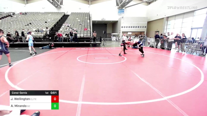 122-H lbs Consolation - Jaton Wellington, Elite Wrestling vs Anthony ...