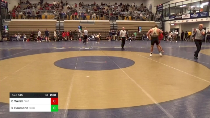 174 lbs Round Of 16 - Rocco Welsh, Ohio State vs Brody Baumann, Purdue