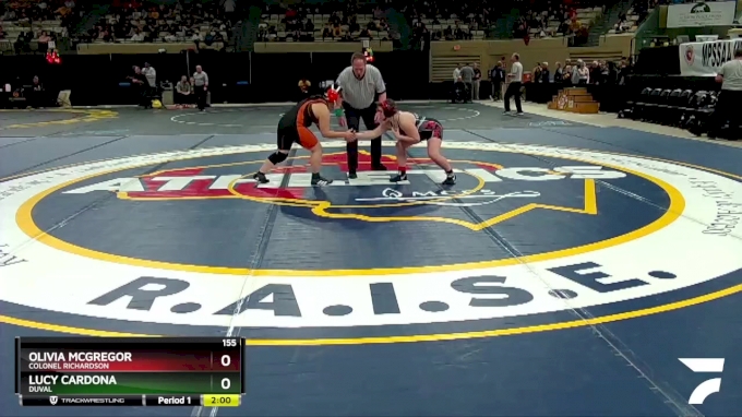 155 lbs Round 1 - Olivia McGregor, Colonel Richardson vs Lucy Cardona ...
