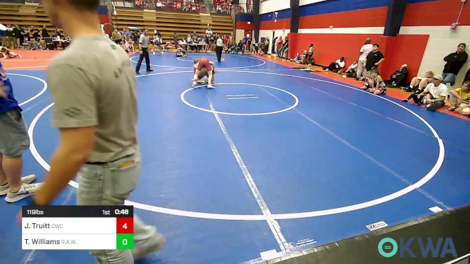 119 lbs Quarterfinal - Jaxon Truitt, Owasso Wrestling Club vs Ty ...