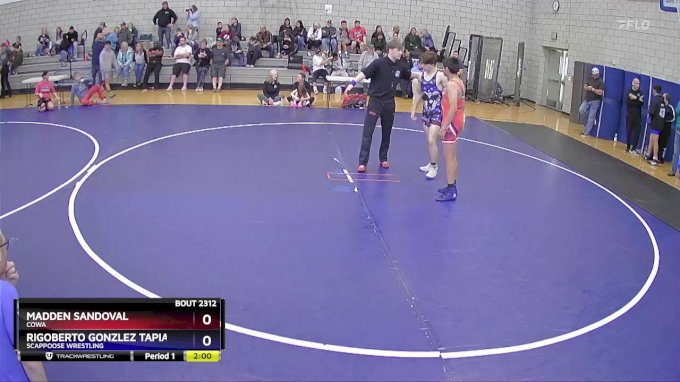 120 lbs Cons. Semi - Madden Sandoval, COWA vs Rigoberto Gonzlez Tapia ...