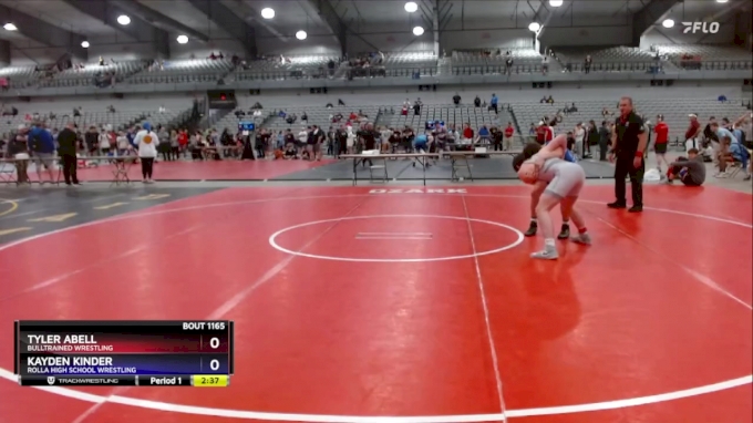 157 lbs Cons. Round 5 - Kayden Kinder, Rolla High School Wrestling vs ...