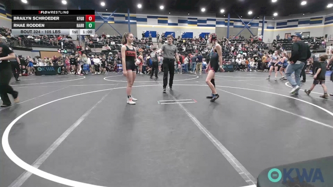 105 lbs Consolation - Brailyn Schroeder, Kingfisher YellowJackets vs ...