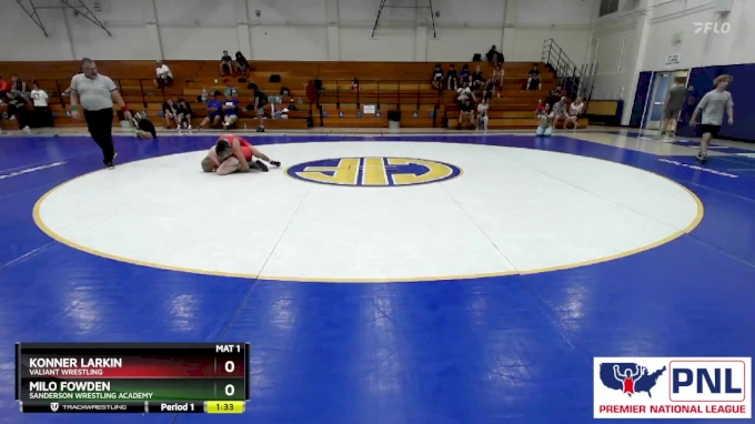 114 lbs Round 1 - Konner Larkin, Valiant Wrestling vs Milo Fowden ...