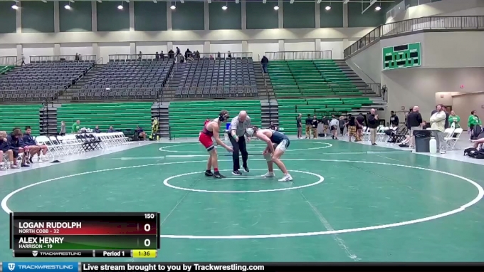 150 lbs Quarters & 1st Wb (16 Team) - Alex Henry, Harrison vs Logan ...