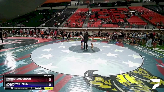 70 lbs Round 1 - Hunter Anderson, Oregon vs Jaxon Whitmire, Montana