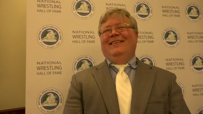 Gary Abbott At The National Wrestling Hall of Fame