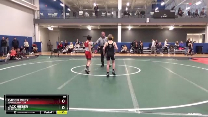 85 lbs Round 5 (6 Team) - Jack Hieber, Perrysburg vs Caden Riley, Wadsworth