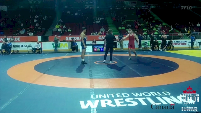 92kg Champ. Round 1 - Jayden Harrison, Guelph WC vs Karanvir Bual ...
