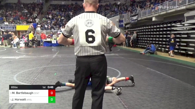 65 lbs Consi Of 8 #2 - Max Bartlebaugh, Central Dauphin vs Jacob ...