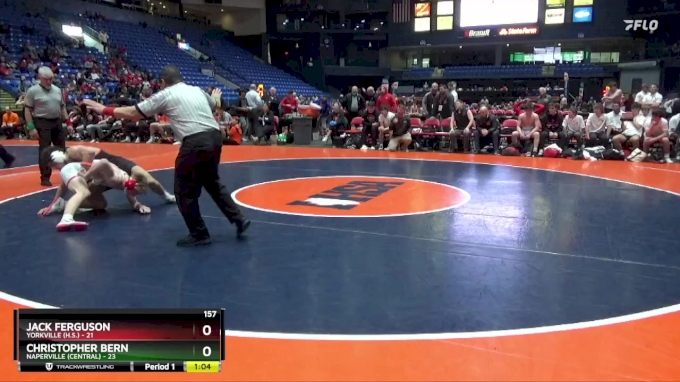 157 lbs Quarterfinals (8 Team) - Christopher Bern, Naperville (Central ...