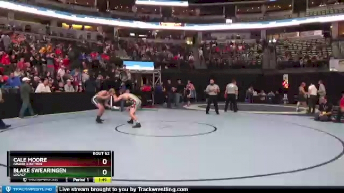 152 lbs Champ. Round 1 - Cale Moore, Grand Junction vs Blake Swearingen ...