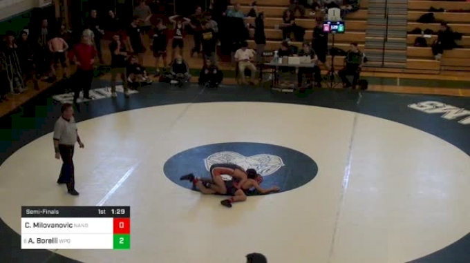 113 lbs Semifinal - Carson Milovanovic, North Andover vs Anthony ...