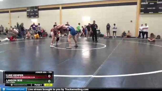 170 lbs 1st Place Match - Luke Kemper, Maurer Coughlin Wrestling Club ...