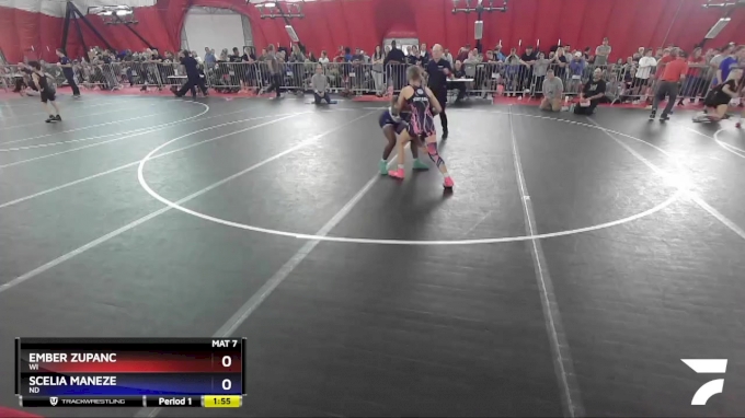 110 lbs Round 3 - Ember Zupanc, WI vs Scelia Maneze, ND