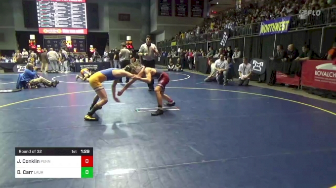 135 lbs Round Of 32 - Joel Conklin, Penns Valley vs Braxton Carr, Laurel