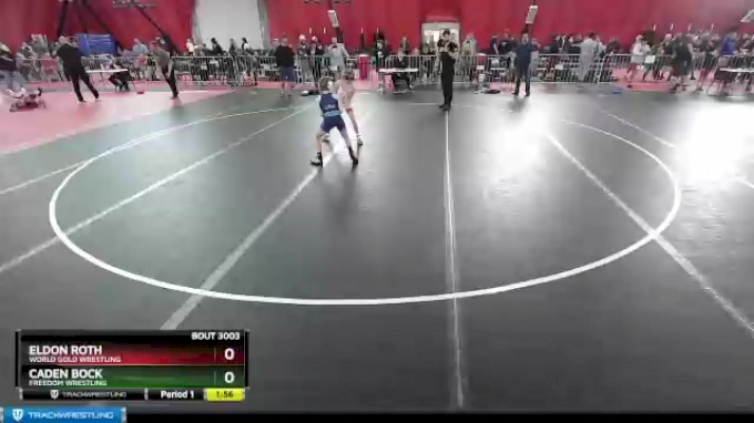 71 lbs Round 1 - Eldon Roth, World Gold Wrestling vs Caden Bock ...