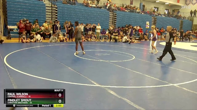 157 lbs Round 4 (4 Team) - Paul Wilson, Central (Carroll) vs Findley ...