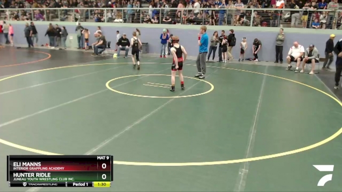 86 lbs Round 1 - Hunter Ridle, Juneau Youth Wrestling Club Inc. vs Eli ...