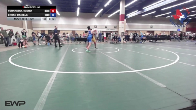 100 lbs Rr Rnd 2 - Fernando Jimeno, McChesney Grappling Academy vs ...