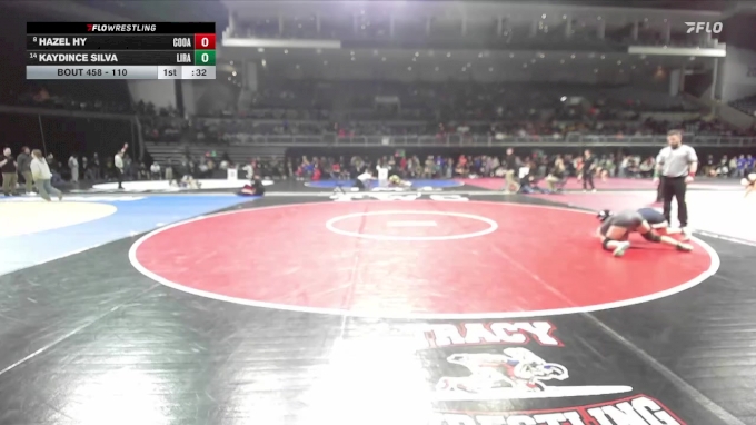 110 lbs Cons. Round 4 - Hazel Hy, Cosumnes Oaks vs Kaydince Silva ...