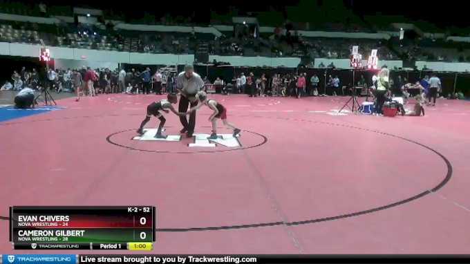 52 lbs Round 3 - Evan Chivers, NOVA Wrestling vs Cameron Gilbert, NOVA ...
