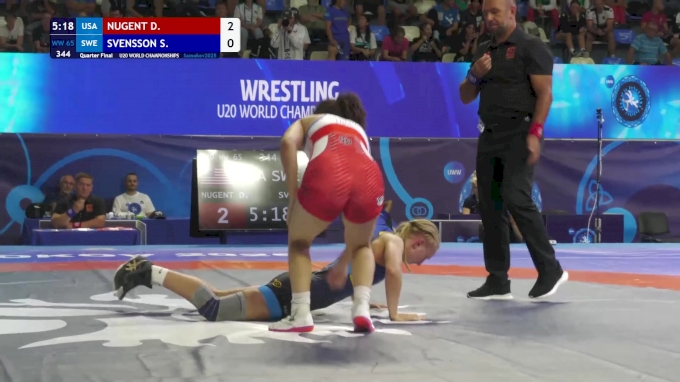 65 kg 1/4 Final - Daniella Inez Nugent, United States vs Saga Linnea ...