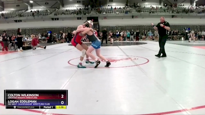 136 lbs Round 1 - Colton Wilkinson, Greater Heights Wrestling vs Logan ...