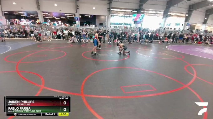 106 lbs Champ. Round 1 - Jaiden Phillips, Rio Vista Wrestling vs Pablo ...