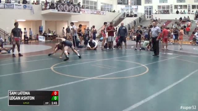 106 Semi-Finals - Sam Latona, Warrior Wrestling Club vs Logan Ashton ...