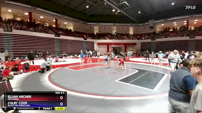 126 lbs Cons. Round 3 - Elijah Archer, Oklahoma vs Colby Cook, Black ...