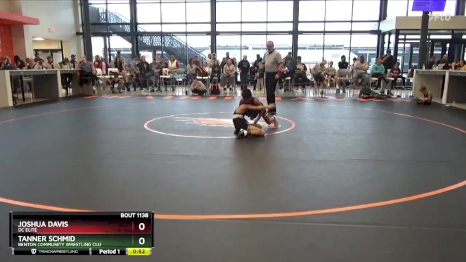 B-20 lbs Semifinal - Joshua Davis, DC Elite vs Tanner Schmid, Benton Community Wrestling Clu