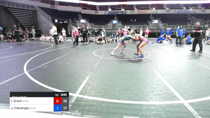 122 lbs Semifinal - Ivy Grant, Charlie's Angels Rebels vs Journey ...