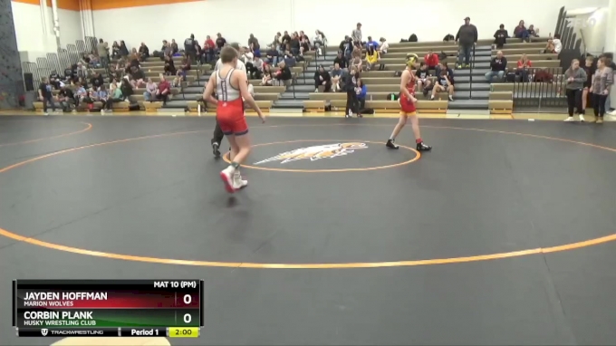 J-11 lbs Cons. Round 1 - Corbin Plank, Husky Wrestling Club vs Jayden ...