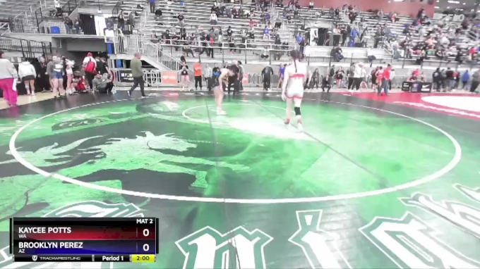 61 lbs Champ. Round 2 - Kaycee Potts, WA vs Brooklyn Perez, AZ