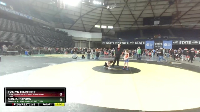 58-61 lbs 1st Place Match - Evalyn Martinez, CNWC Concede Nothing ...