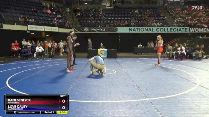 170 lbs 5th Place Match - Love Daley, Sacred Heart vs Kami Senlycki ...