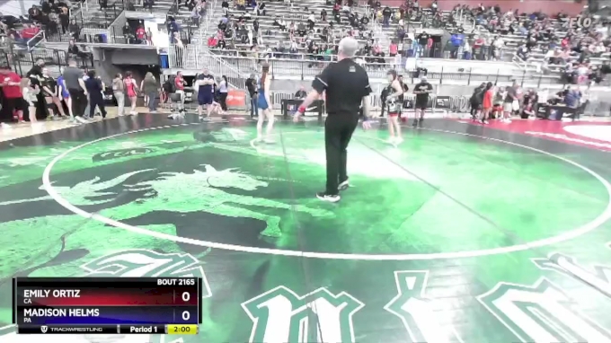 127 lbs Cons. Round 3 - Emily Ortiz, CA vs Madison Helms, PA