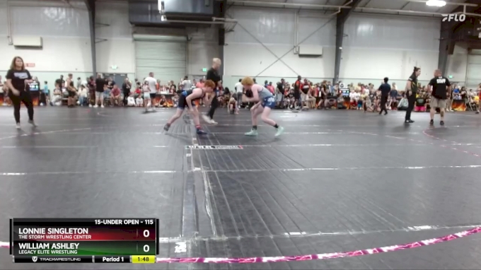 115 lbs Champ. Round 1 - William Ashley, Legacy Elite Wrestling vs ...