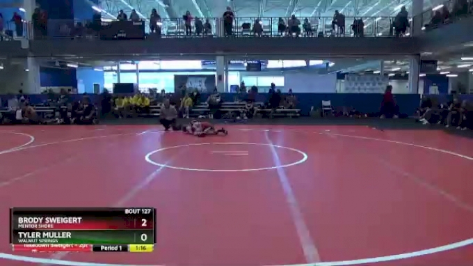 80 lbs Round 3 - Brody Sweigert, Mentor Shore vs Tyler Muller, Walnut ...