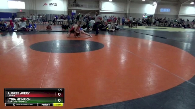 170 lbs Cons. Semi - Aubree Avery, Liberty vs Lydia Heinrich, OLENTANGY ...