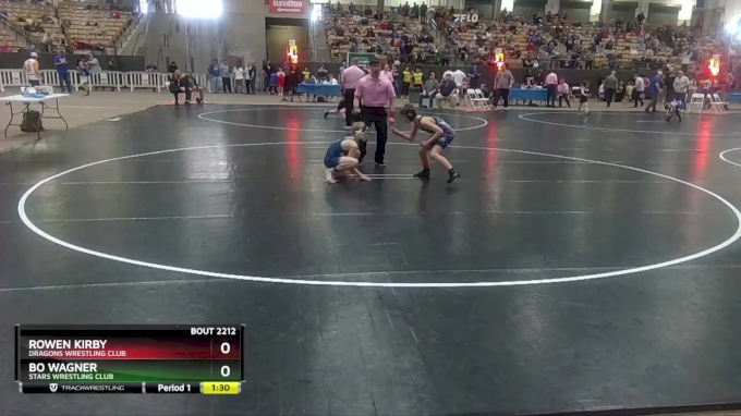 90 lbs Quarterfinal - Bo Wagner, Stars Wrestling Club vs Rowen Kirby ...
