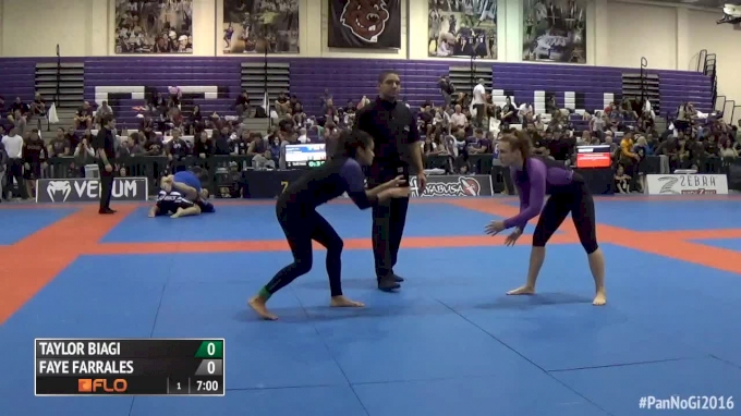 Taylor Biagi vs Faye Farrales 2016 IBJJF Pan No-Gi